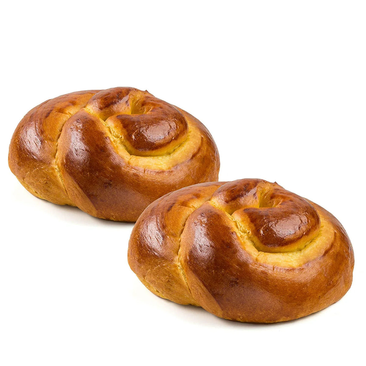 Round Challah Bread - Set of Two | Gift Kosher